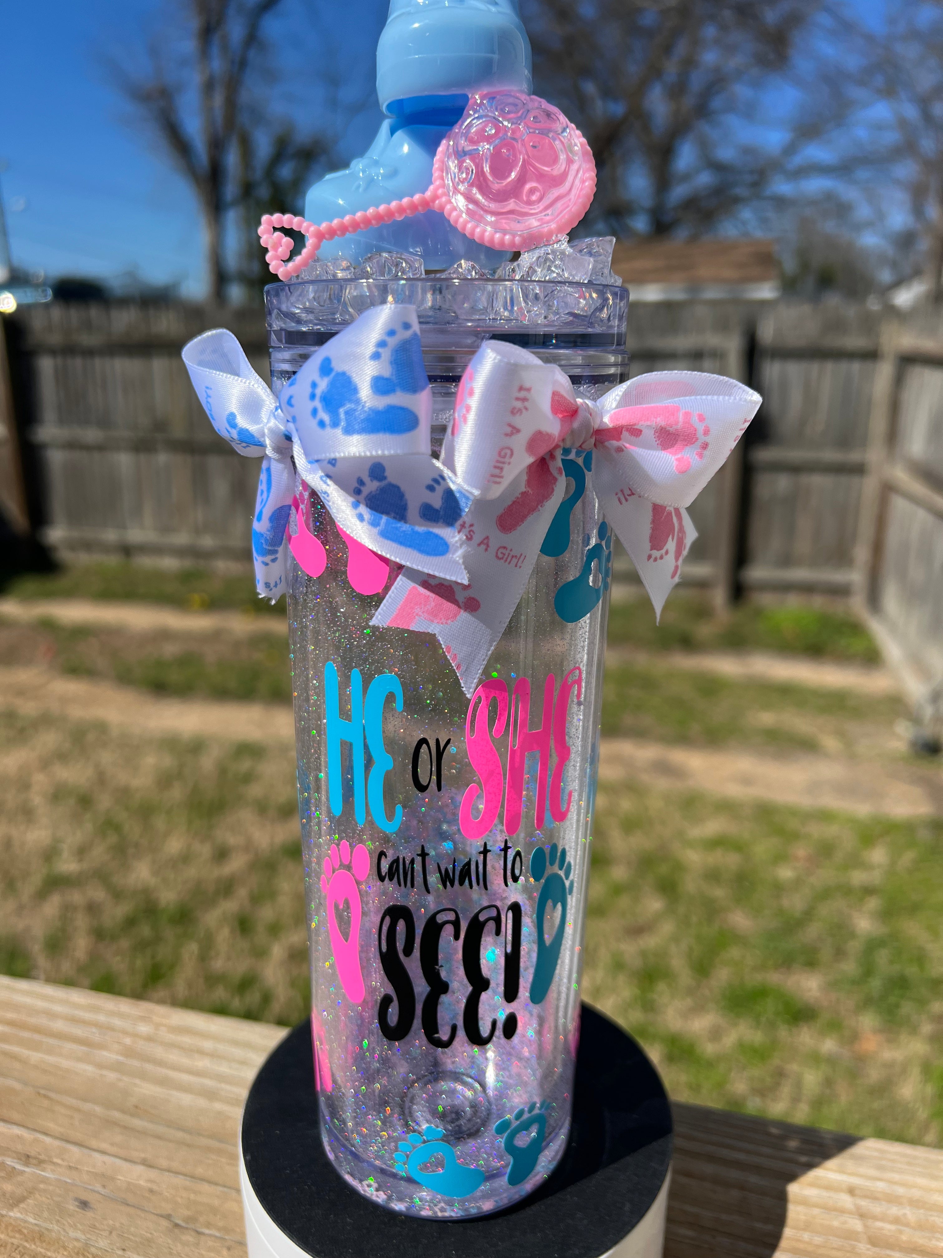 'Oooooh Baby' Gender Reveal Tumbler – Felisha LaVelle Forever Vibrant
